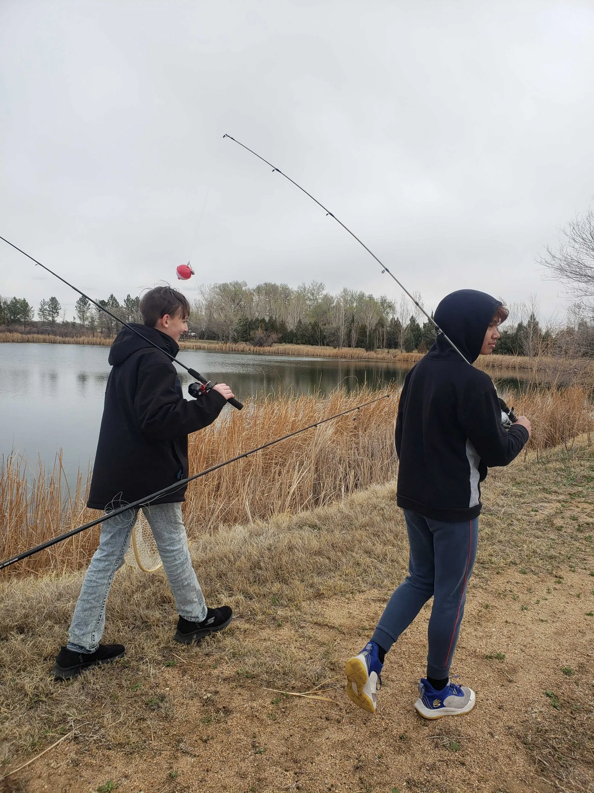 AXL Academy Fishing Adventure in the Freezing Cold - Cottonwood Institute